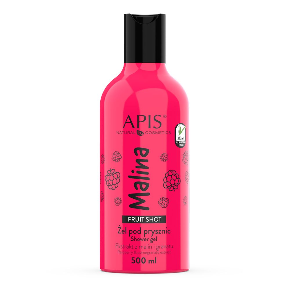 Raspberry shower gel | Professional natural cosmetics - Apis Cosmetics ...