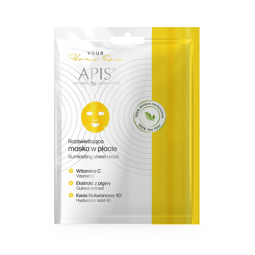 Illuminating sheet mask | Professional natural cosmetics - Apis ...